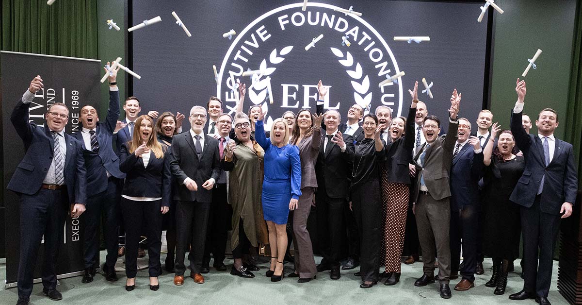 Diplomering av Leading Impact Class of 2023 - Efl